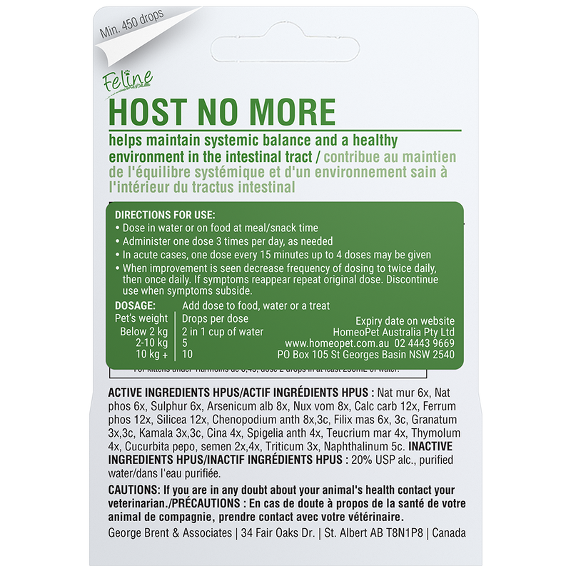Feline Host No More – HomeoPet Australia